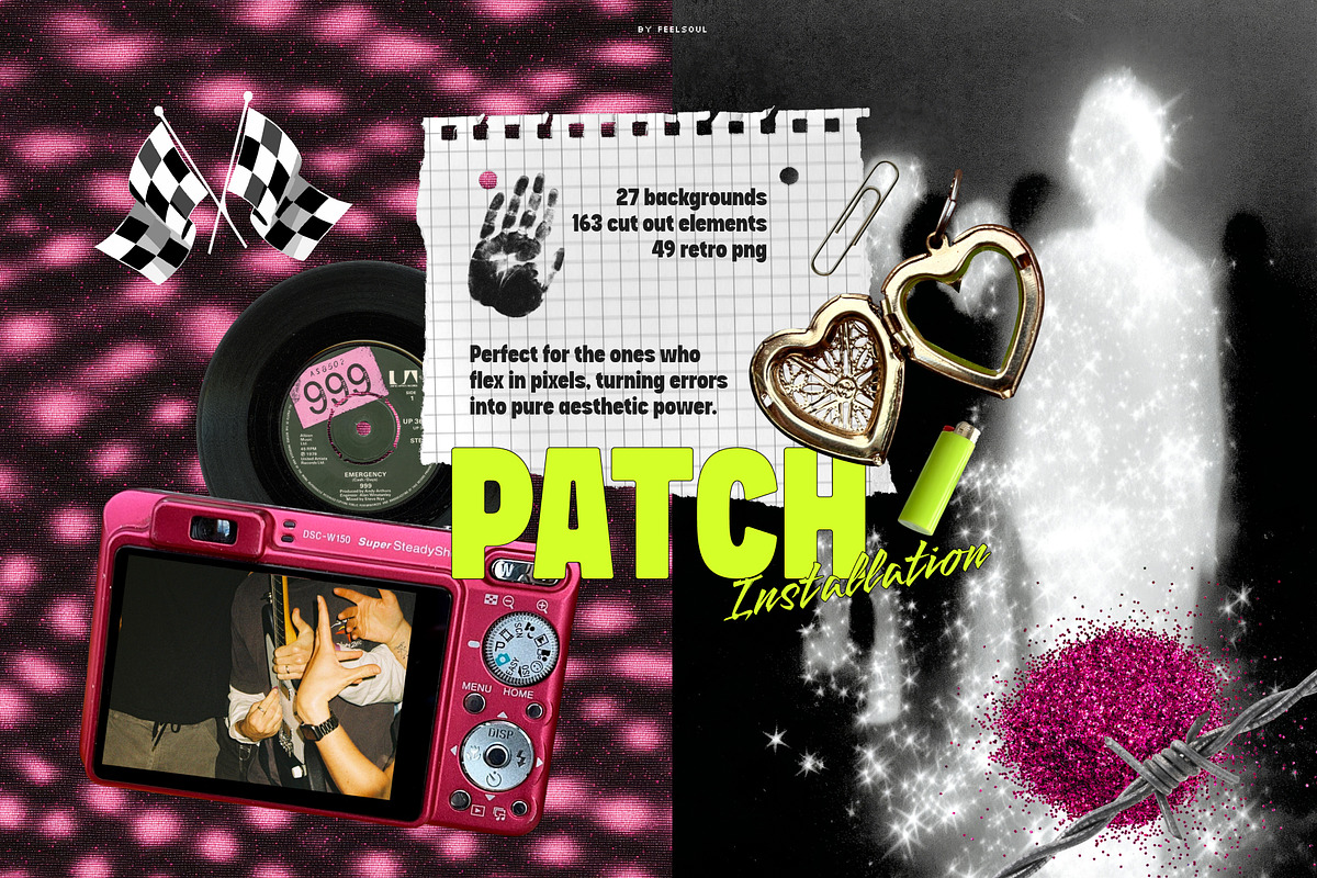 Swag Loading Collage Pack, an Object Graphic by Feelsoul