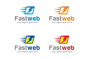 Fast Web Logo, a Branding & Logo Template by gunaonedesign