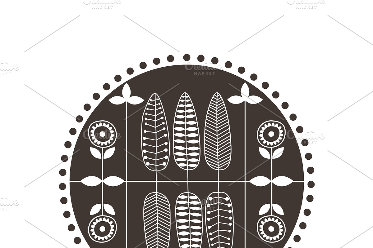 scandinavian illustration, a Decorative Illustration by rebekka_ivacson
