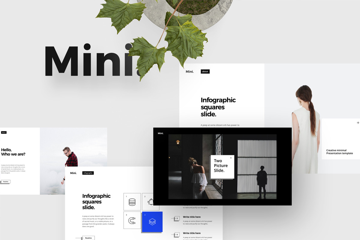 MINI Powerpoint Template, a Presentation Template by ShapeSlide