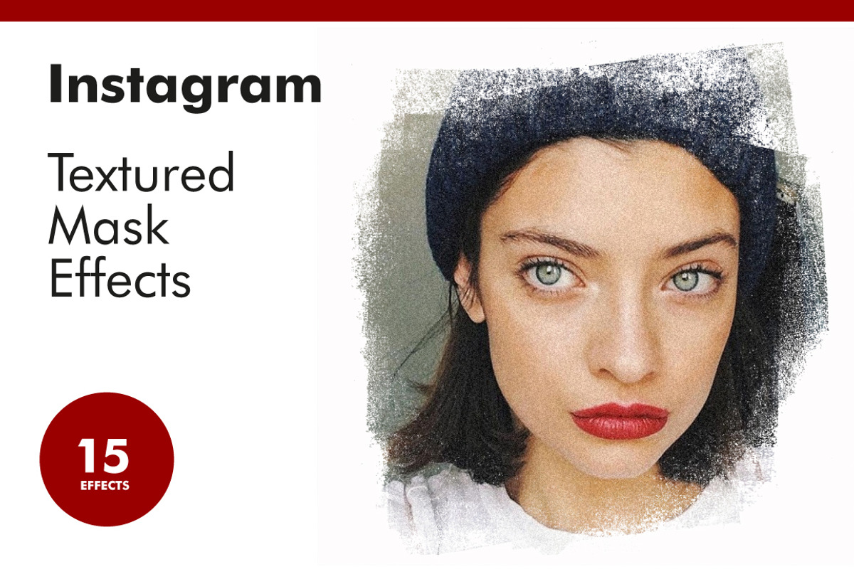 Instagram Textured Mask Effects, a Social Media Template by Offset
