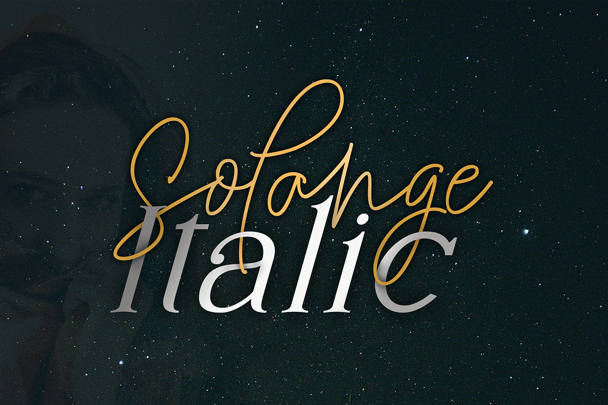 Solange FONTDUO Family, a Script Font by artisans
