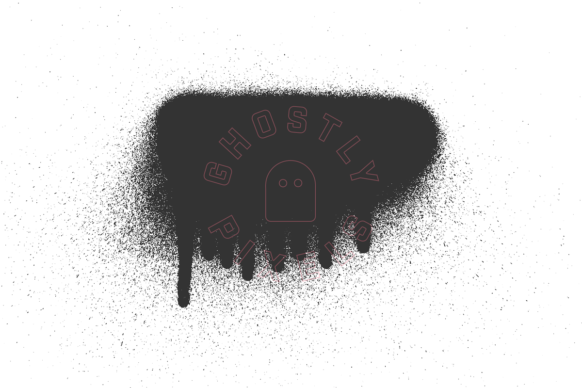 Spray Paint Drips, a Texture Graphic by GhostlyPixels