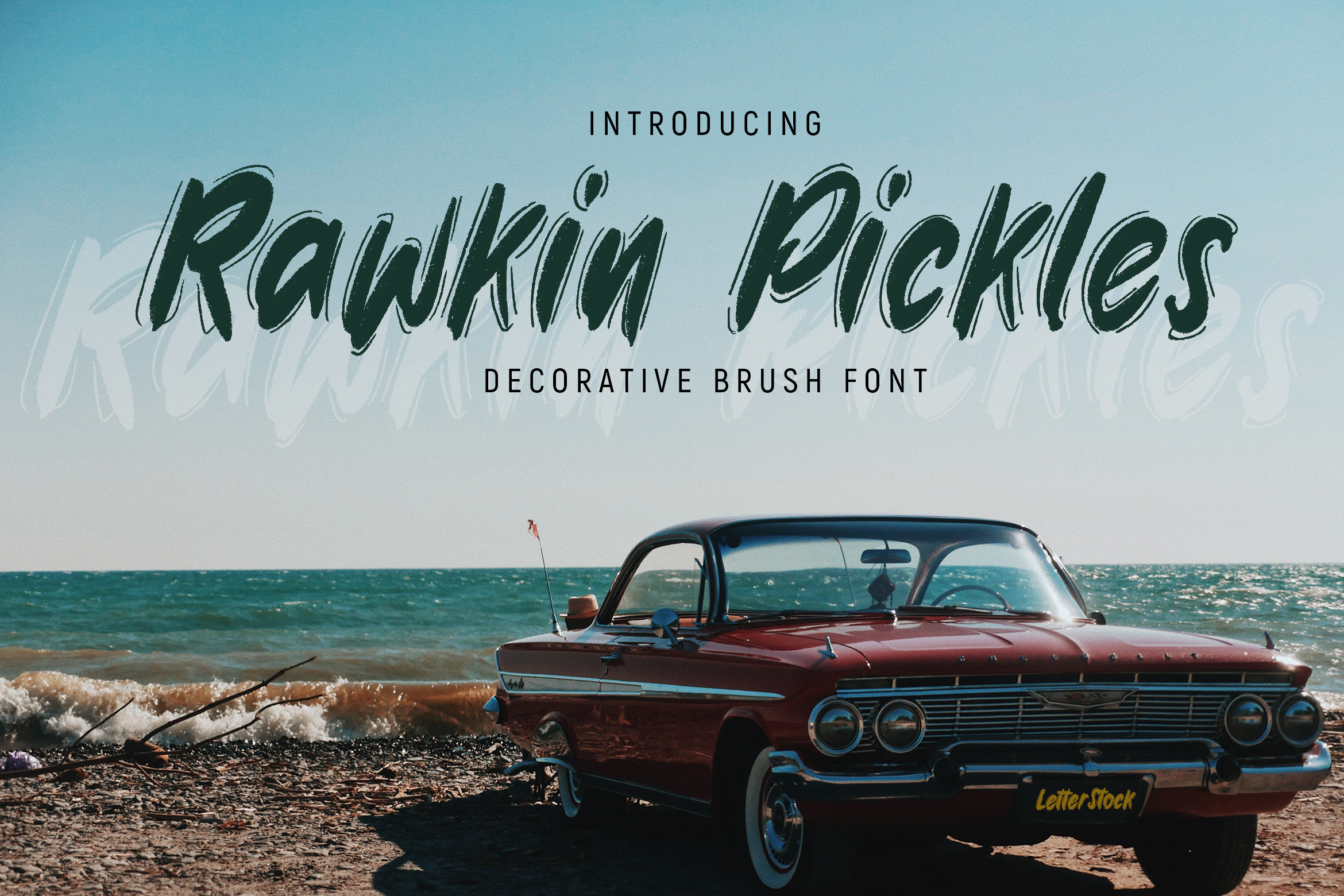 Rawkin Pickles, a Font by LetterStock