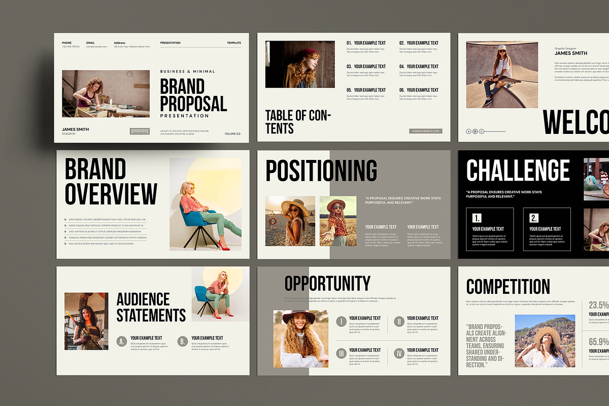 Brand Proposal Presentation Template