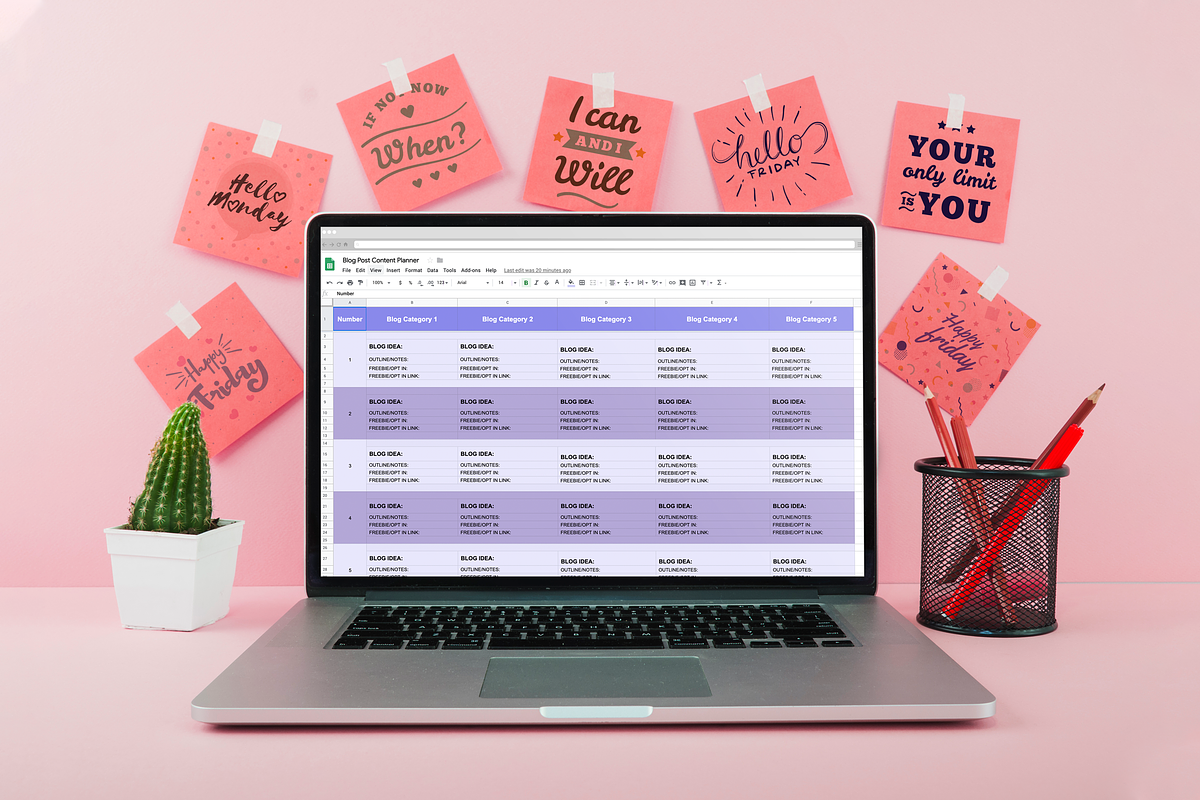 The Ultimate Blog Planner, a Websites & App Template by Simply Whyte Design