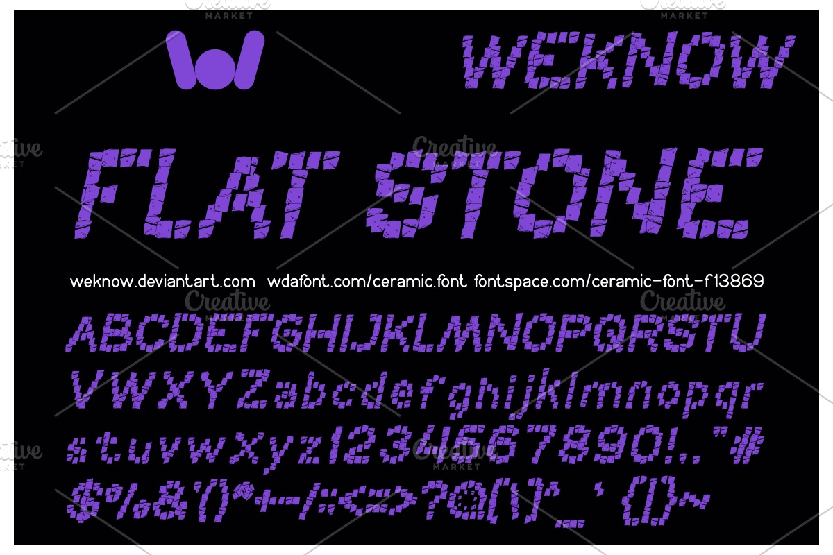 ceramic font | Creative Market