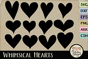 Heart Vector Shapes & Cutting Files, a Shape Add-On by Clikchic Designs