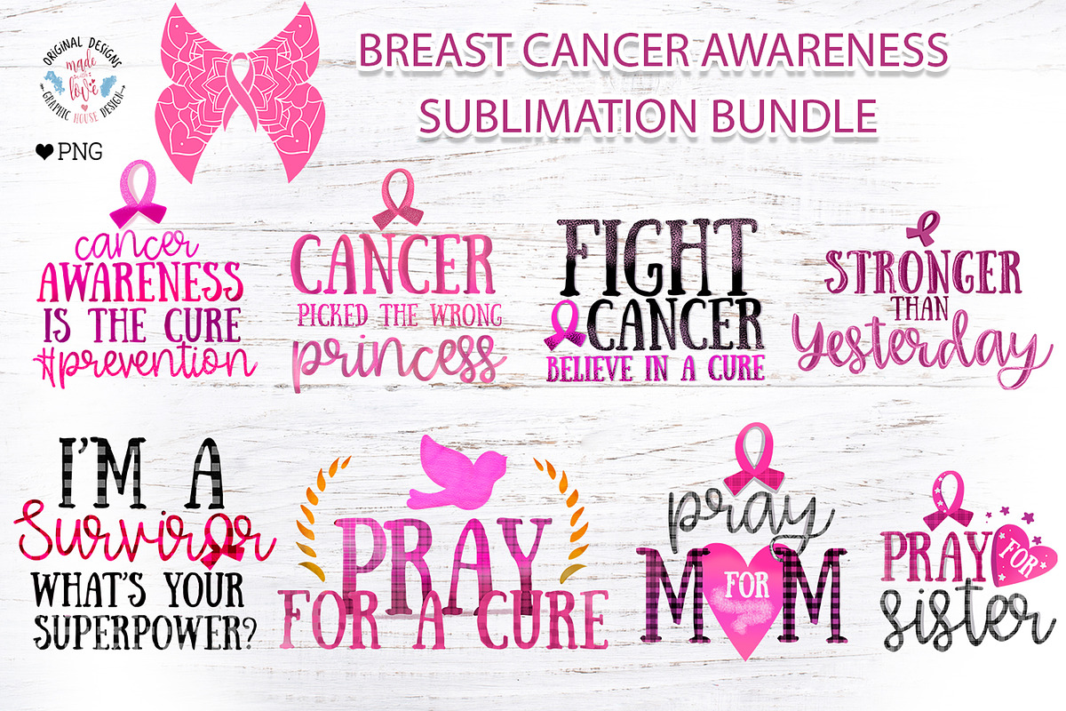 Breast Cancer Awareness Clipart, an Illustration by Graphic House ...