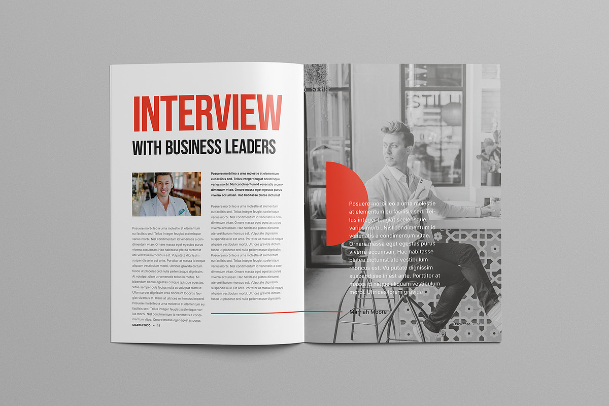 Business Magazine | Canva & InDesign