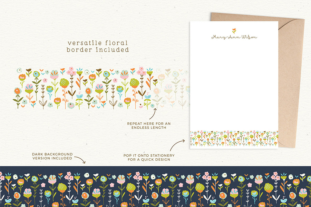 Bright & Quirky Graphics & Patterns, a Pattern Graphic by Lisa Glanz