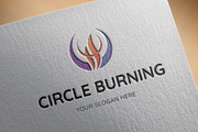 Circle Burning Logo Template, a Branding & Logo Template by BdThemes