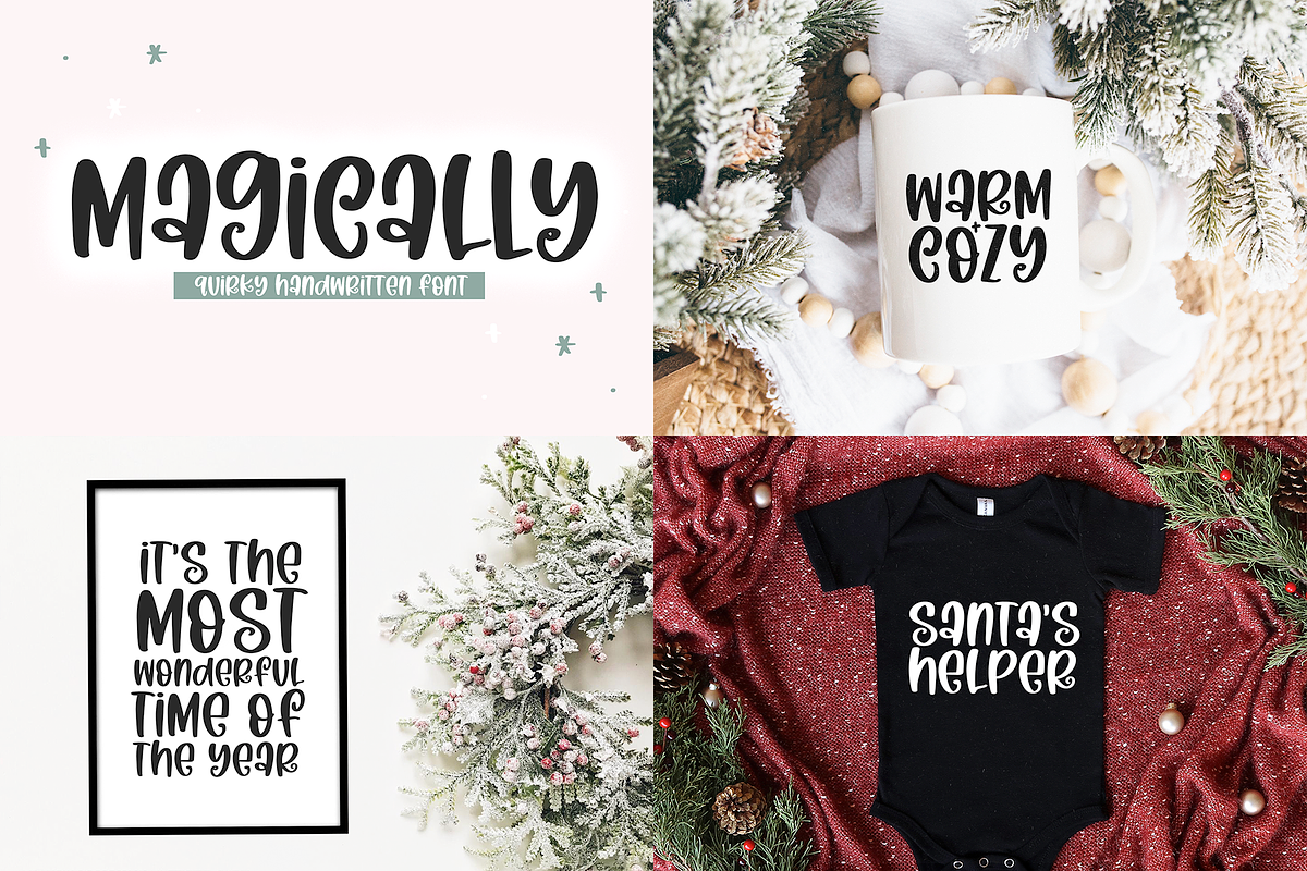 Christmas Font Bundle | 10 Fonts