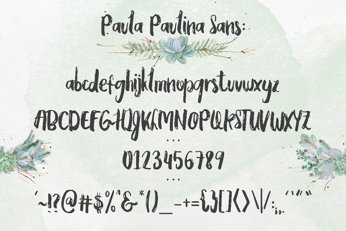 Paula Paulina Script, a Script Font by BlueRobinDesignShop