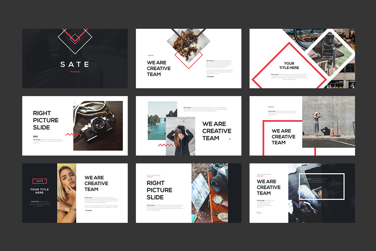 SATE PowerPoint Template, a Presentation Template by Angkalimabelas