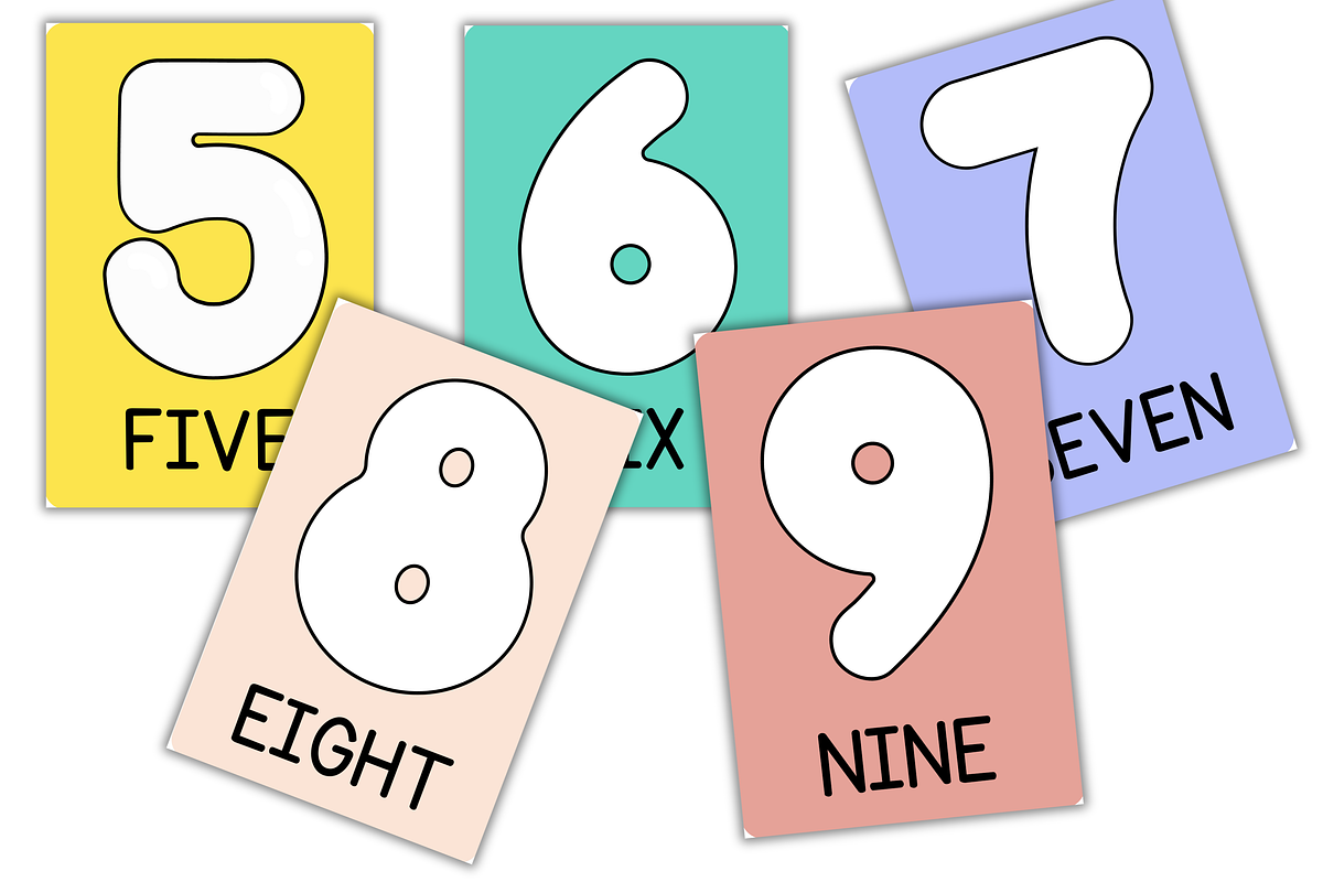 Number flashcard
