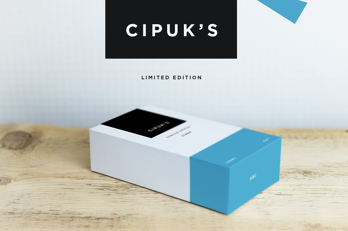 Cipuks Premium Box mockup / template, a Product Mockup by Wild Ones