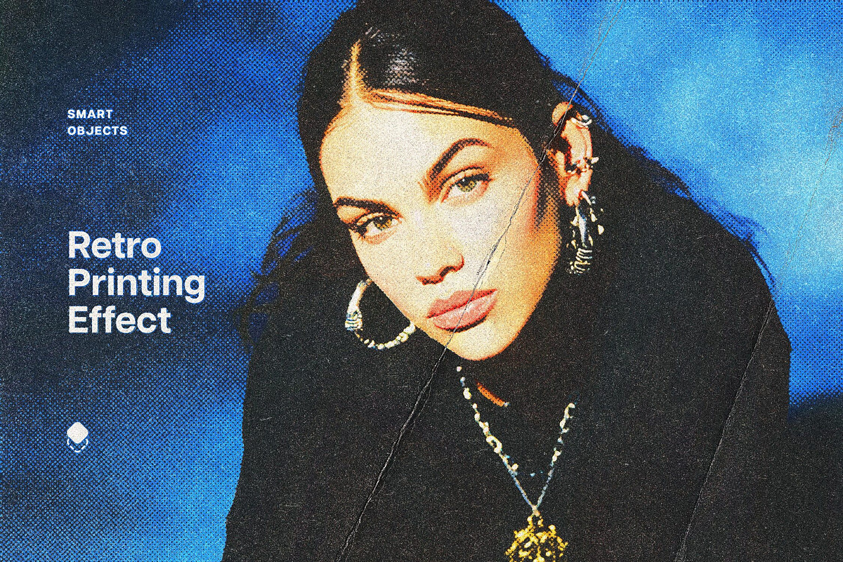 Retro Print Photo Effect, a Layer Style Add-On by Design Squad