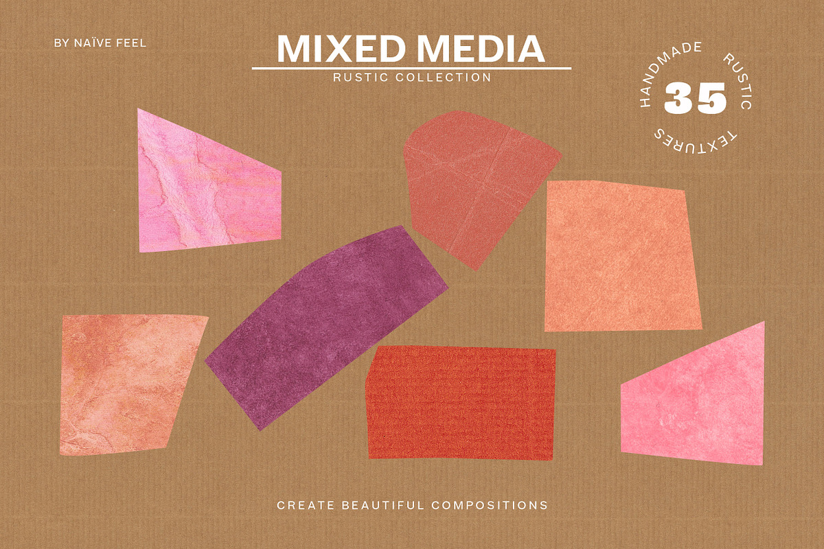 Mixed Media Textures, a Texture Graphic by Naive Feel