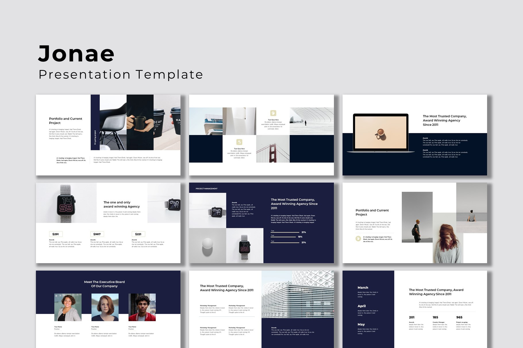 Jonae - Powerpoint Template, a Presentation Template by Tumbuh Kerja