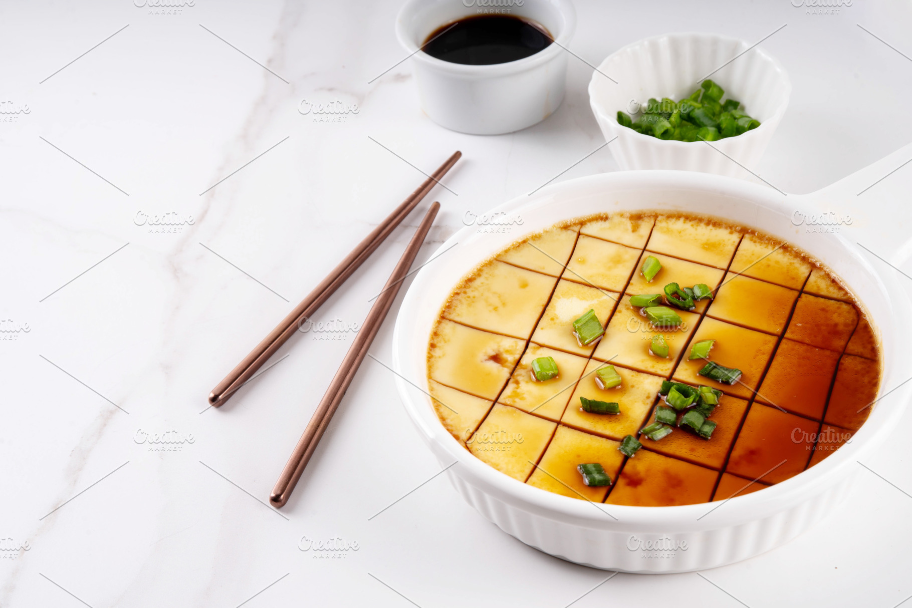 Viral steamed egg custard, silky Asian egg Pan-Steamed Omelette, a Food ...