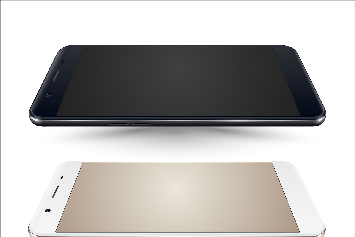 Smartphone vector mockup set, an Android Mockup by Vector object