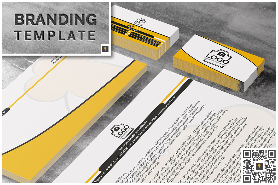 Restaurant Chefinno Corporate ID, a Stationery Template by Shocky ...