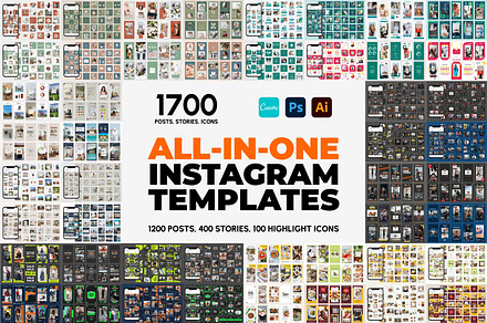 Instagram Bundle | Social Media Templates ~ Creative Market