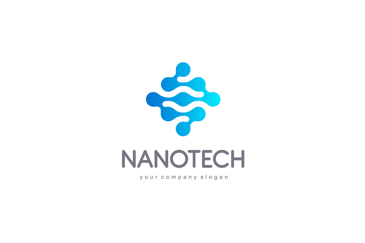 NanoTech Logo, a Branding & Logo Template by IKarGraphics