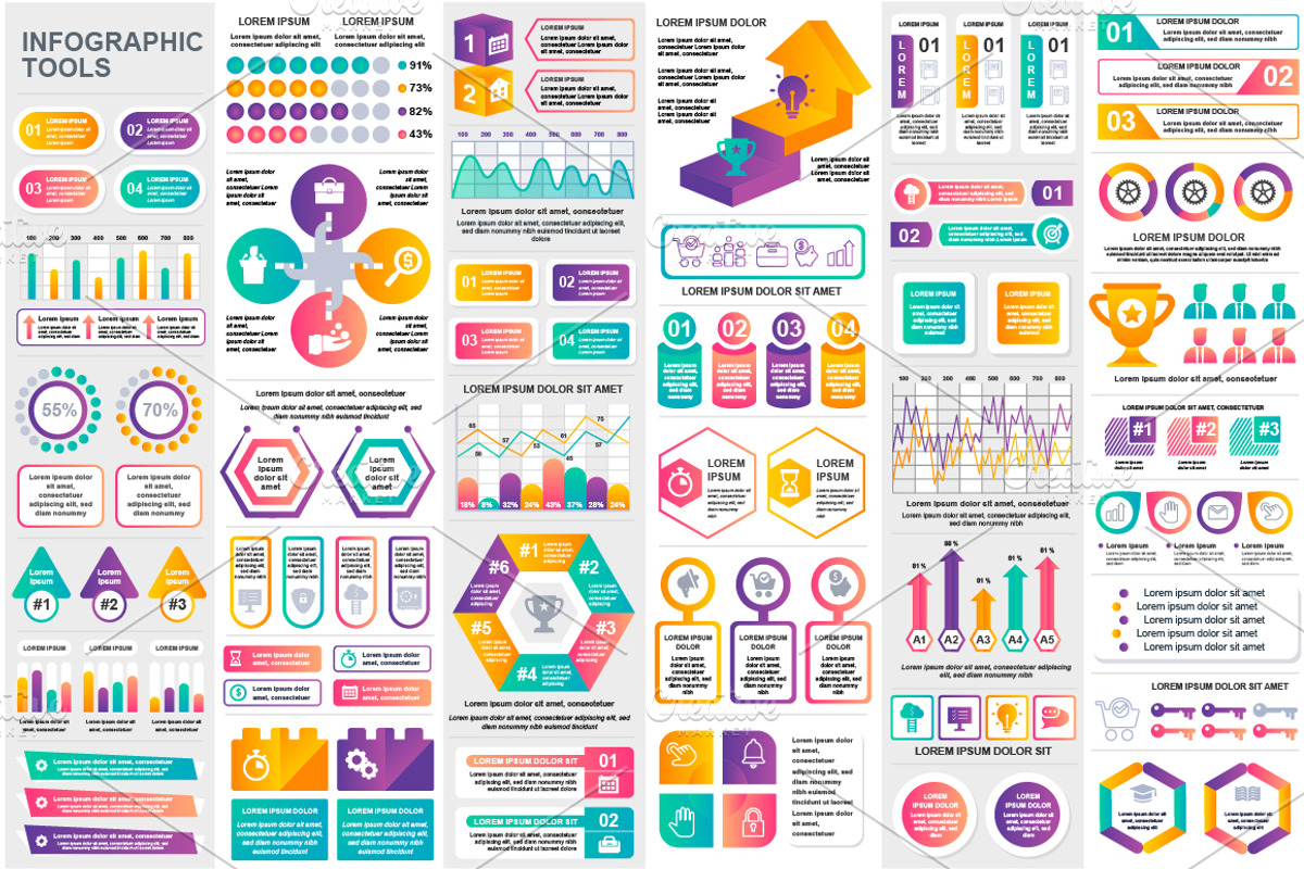 Big Bundle Infographic Templates, a Presentation Template by alexdndz