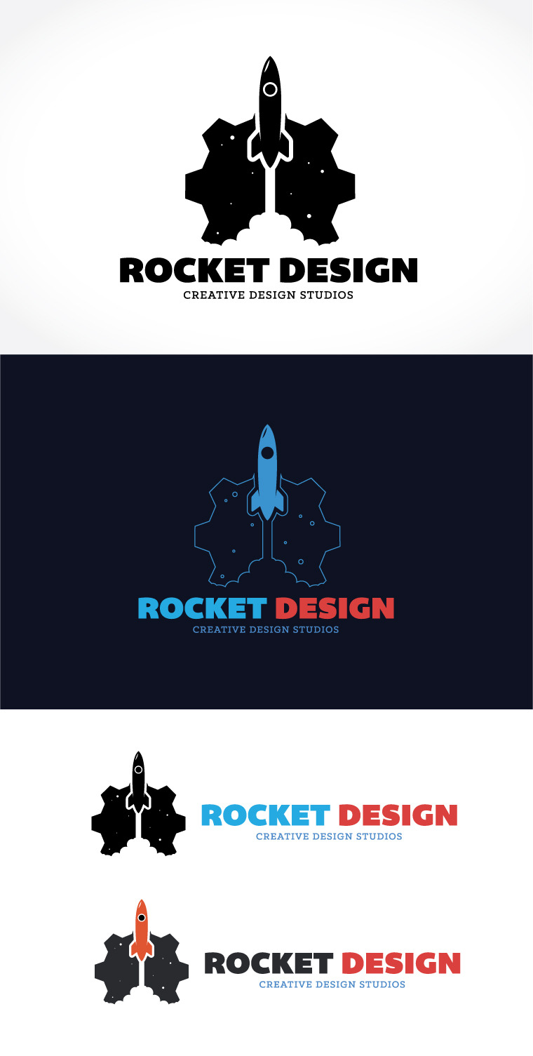rocket design, a Branding & Logo Template by Vectorwins Premium Shop