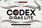 Codex Gigas (lite), a Blackletter Font by JFK Juan Jeje | Creative Market