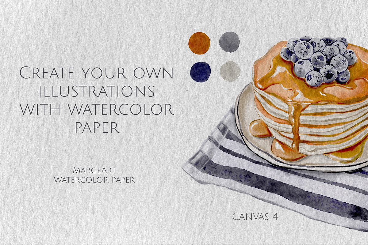 Procreate Watercolor paper texture, a Texture Illustration by Marge Art