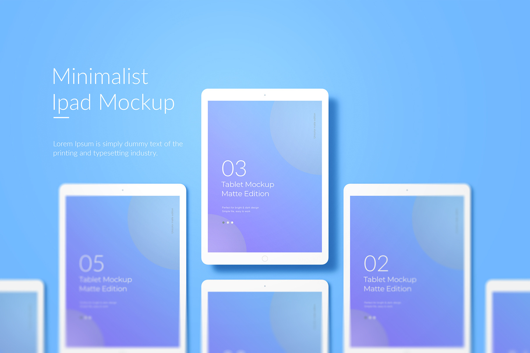 iPad / Tablet / App Mockup, an iPad Mockup by Mockup Supper