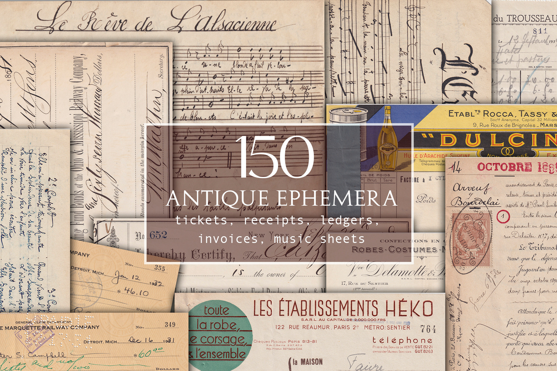 1880-1945 European Ephemera Collection Vol.2