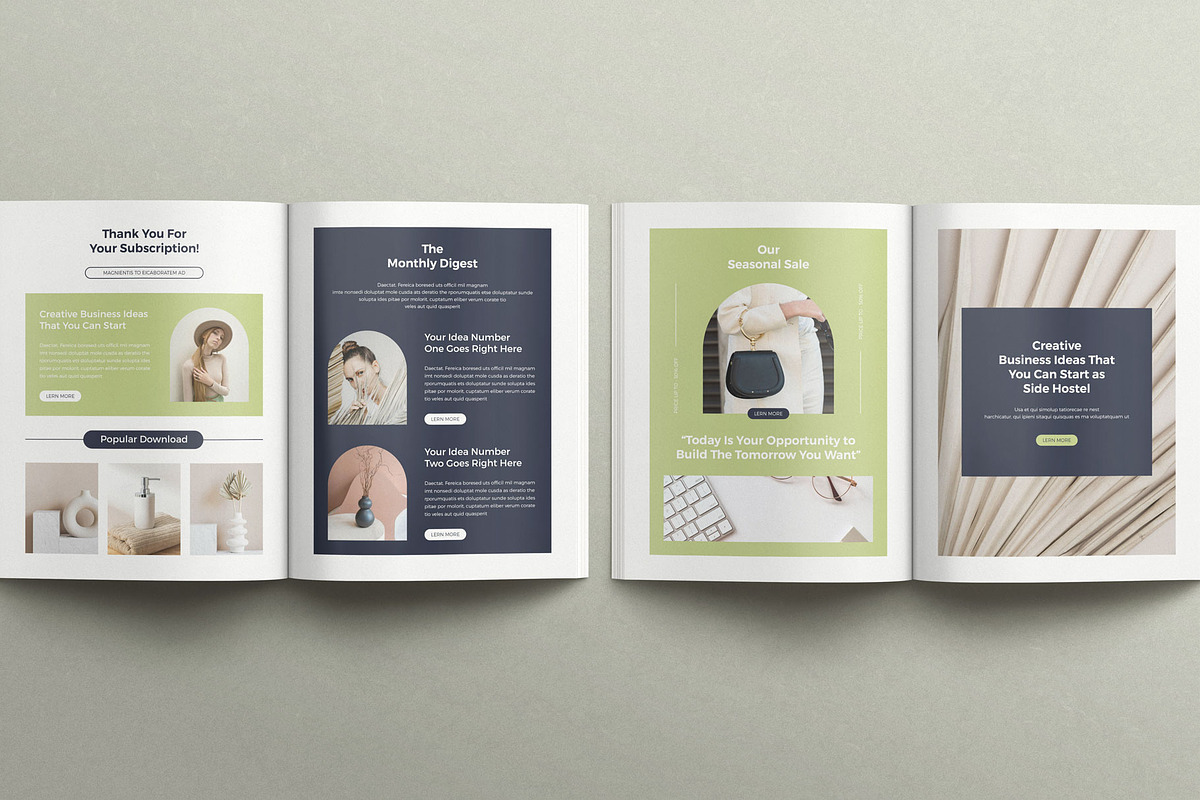 Newsletter Template, a Brochure Template by TemplatesForest