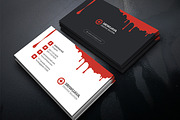Blood Creative Business Card, a Business Card Template by InfinityArt