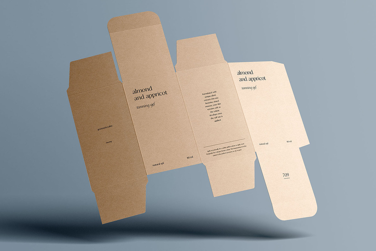 Unfolded Rectangle Box Mockup, a Packaging Mockup by Graphic Pear