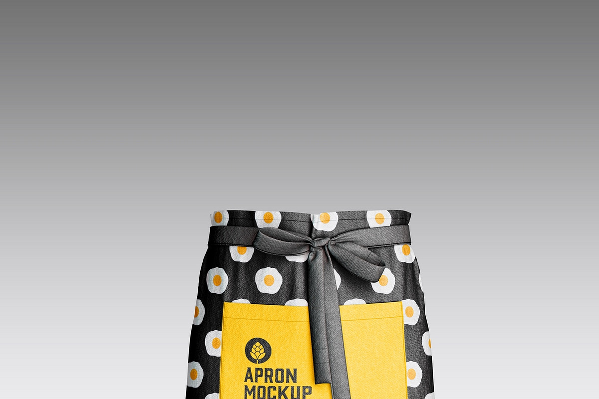 Professional Short Apron Mockup, a Mockup by OneVectorStock