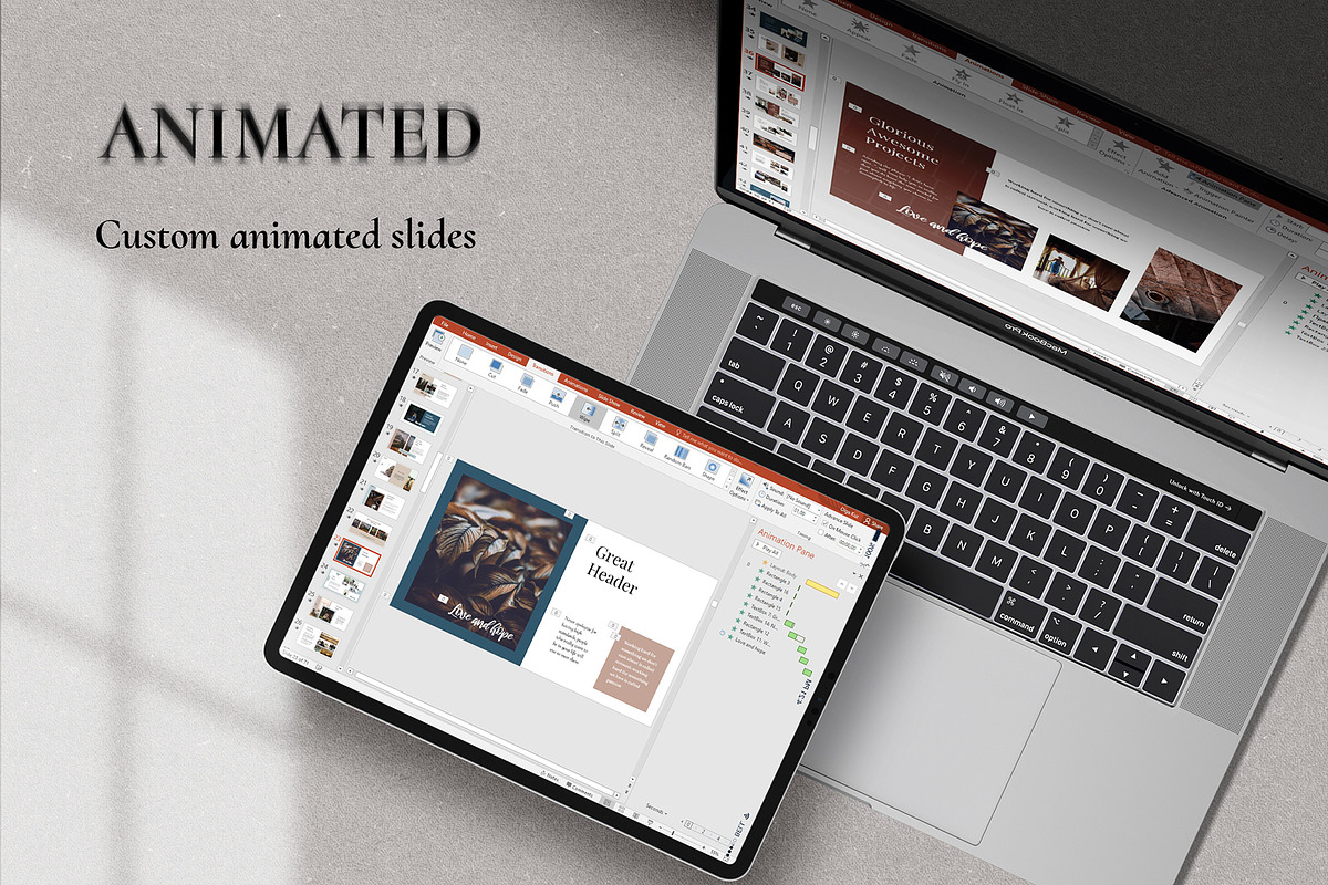 Glorious PowerPoint Template, a Presentation Template by Helga_Design