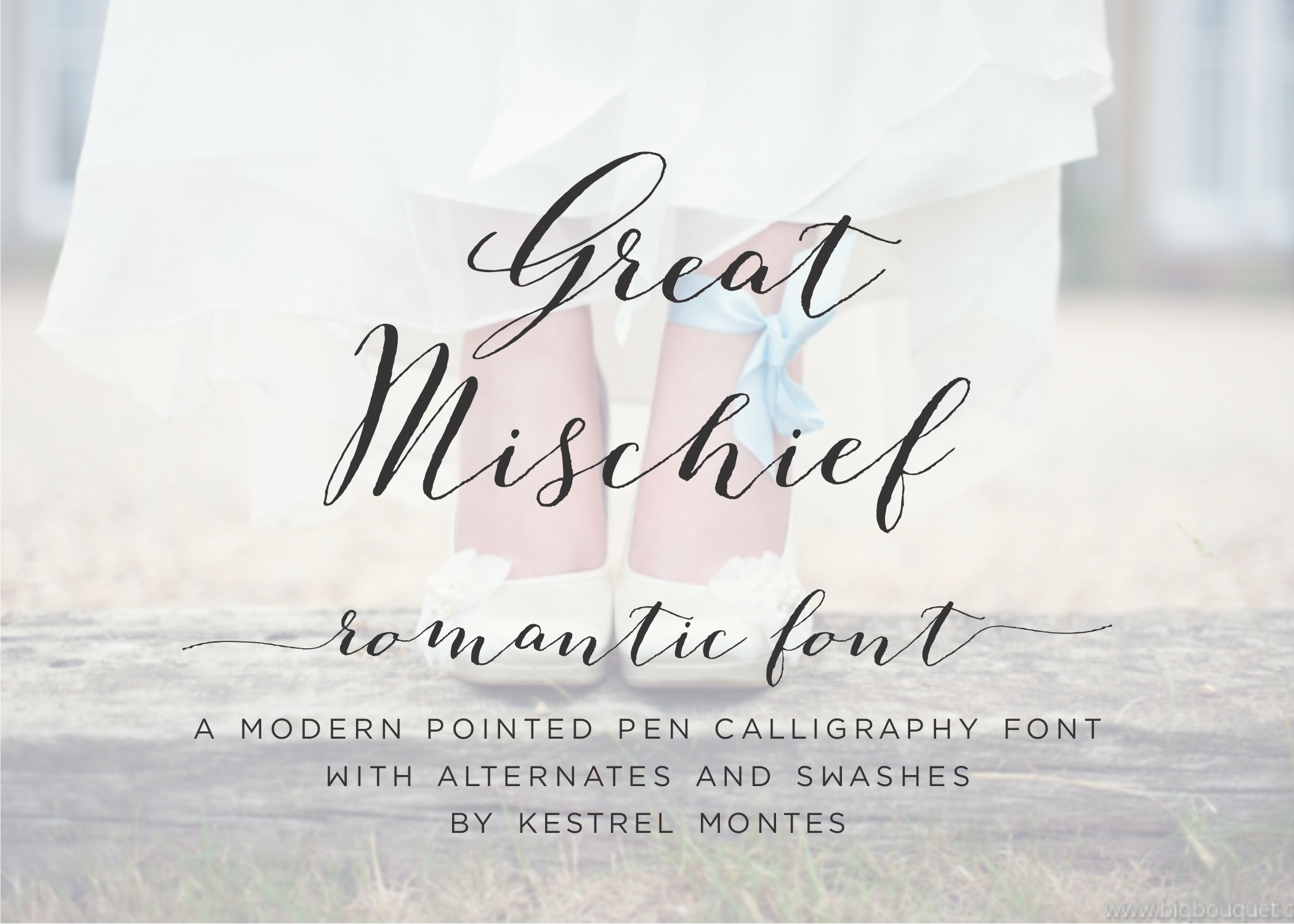 Great Mischief Hand Calligraphy, a Script Font by INKMETHIS