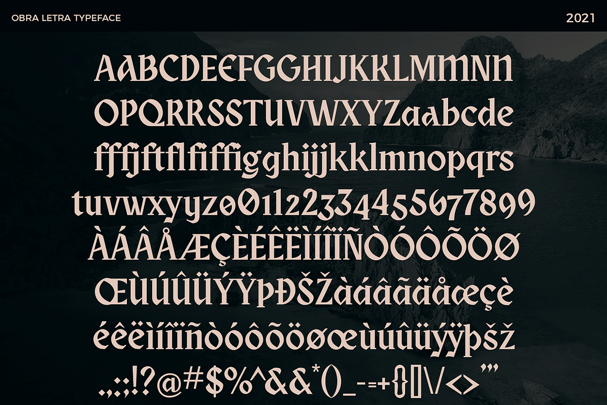 Obra Letra Typeface