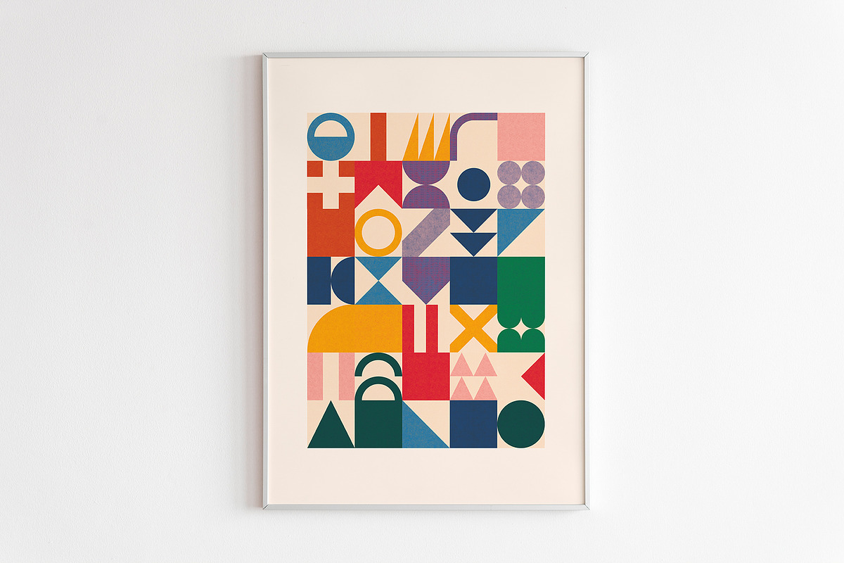 MOD Abstract Poster, a Texture Graphic by NKate