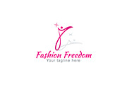 Fashion Freedom Stock Logo Design, a Branding & Logo Template by VecRas