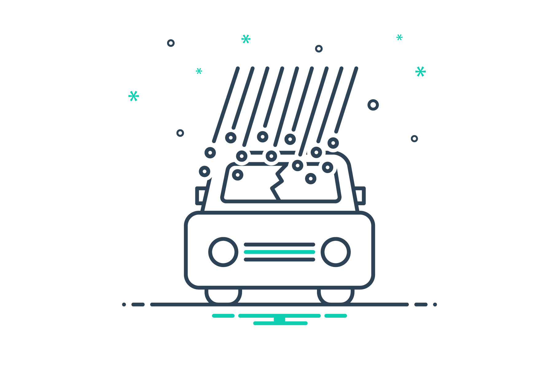 Hail damage icon, an Icon by Creative priyanka