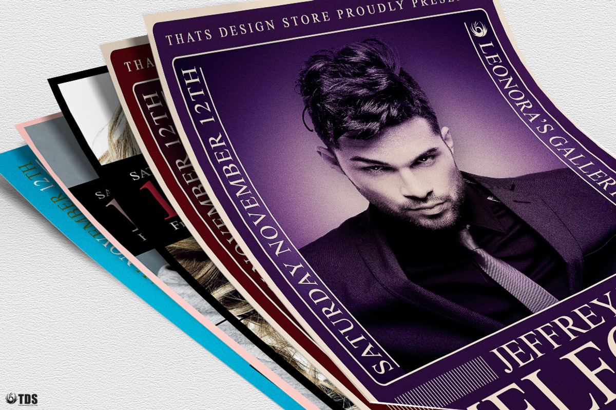 Artist Promotion Flyer Bundle, a Flyer Template by ThatsDesign Art