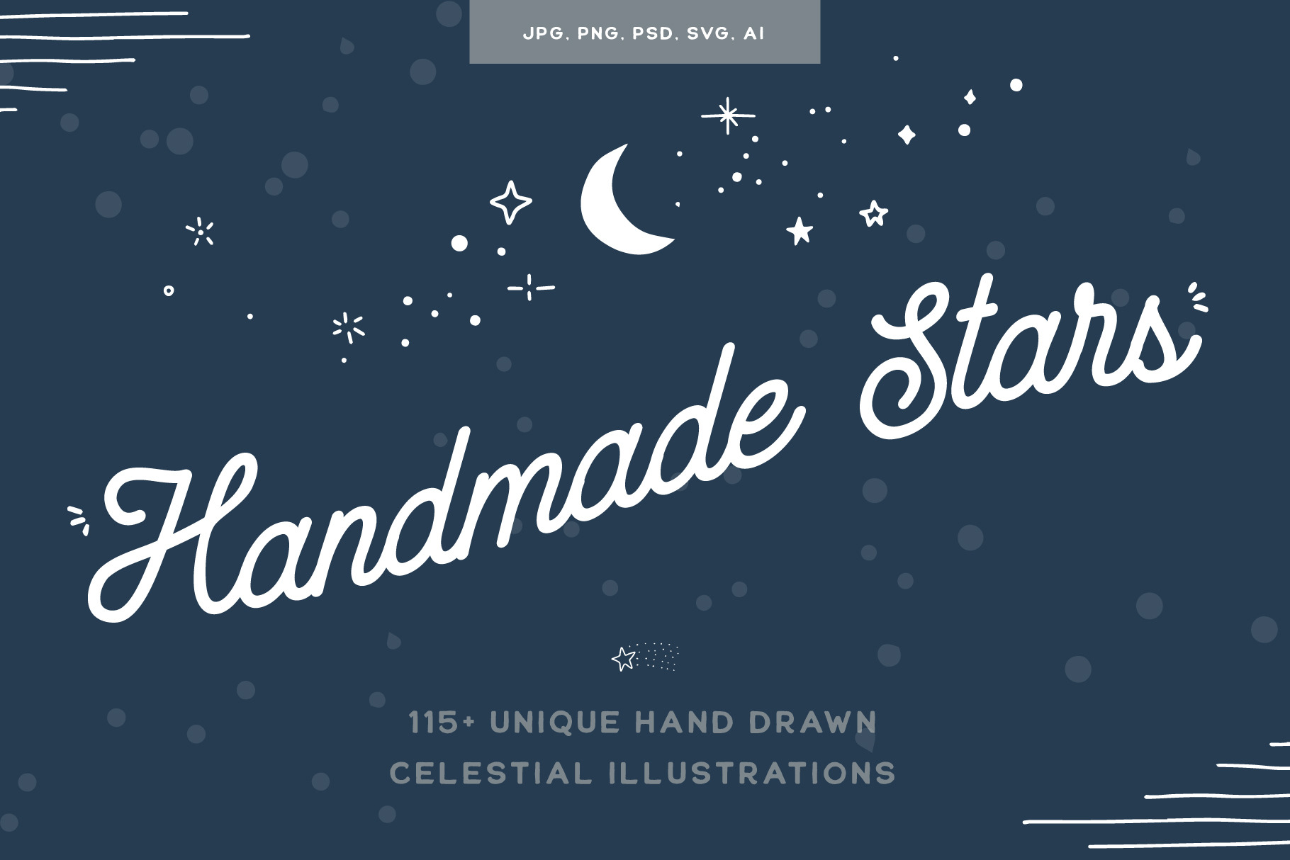 Handmade Stars, an Illustration by Midnight Grim