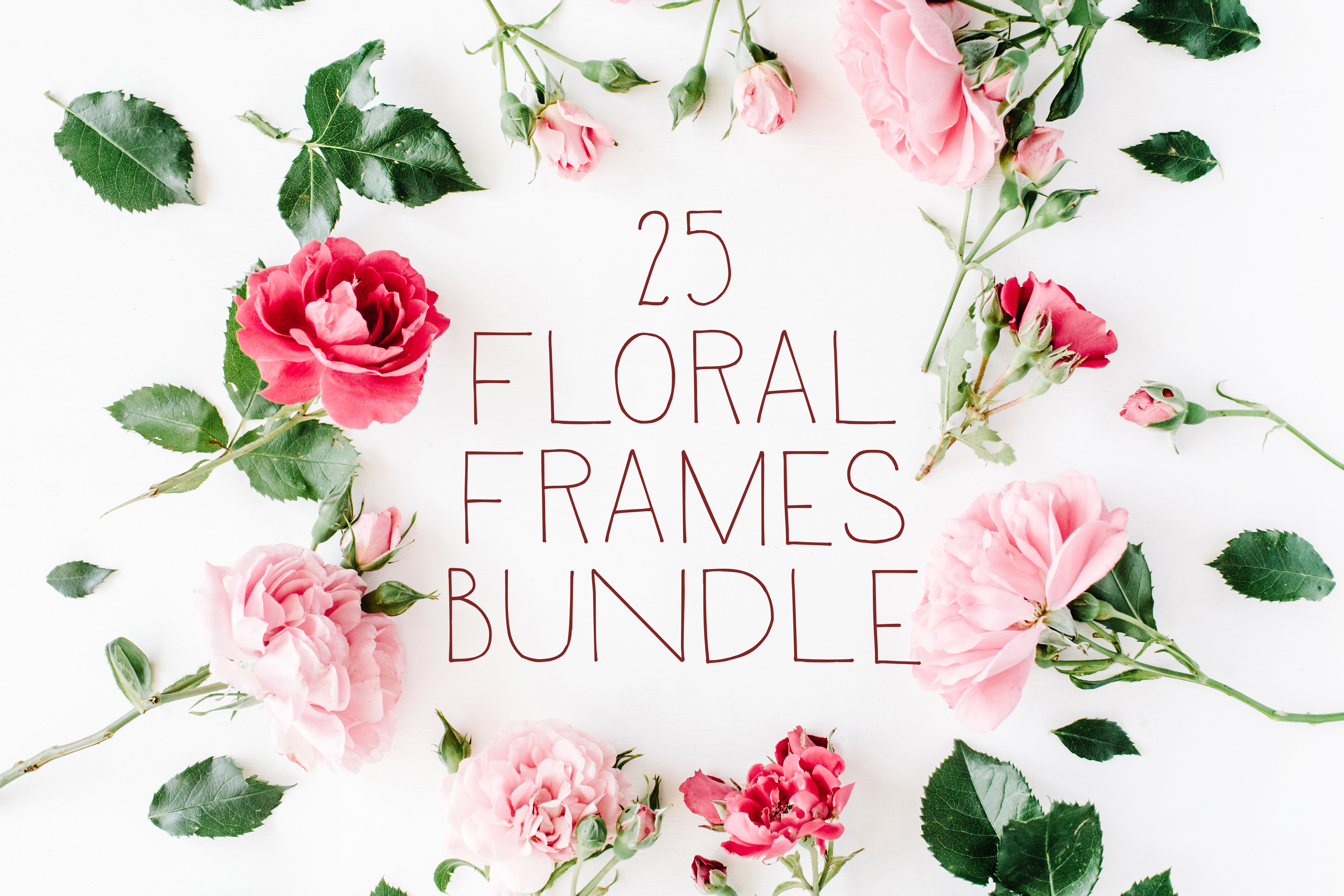 SALE. 25 floral frames bundle #2, an Arts & Entertainment Photo by ...