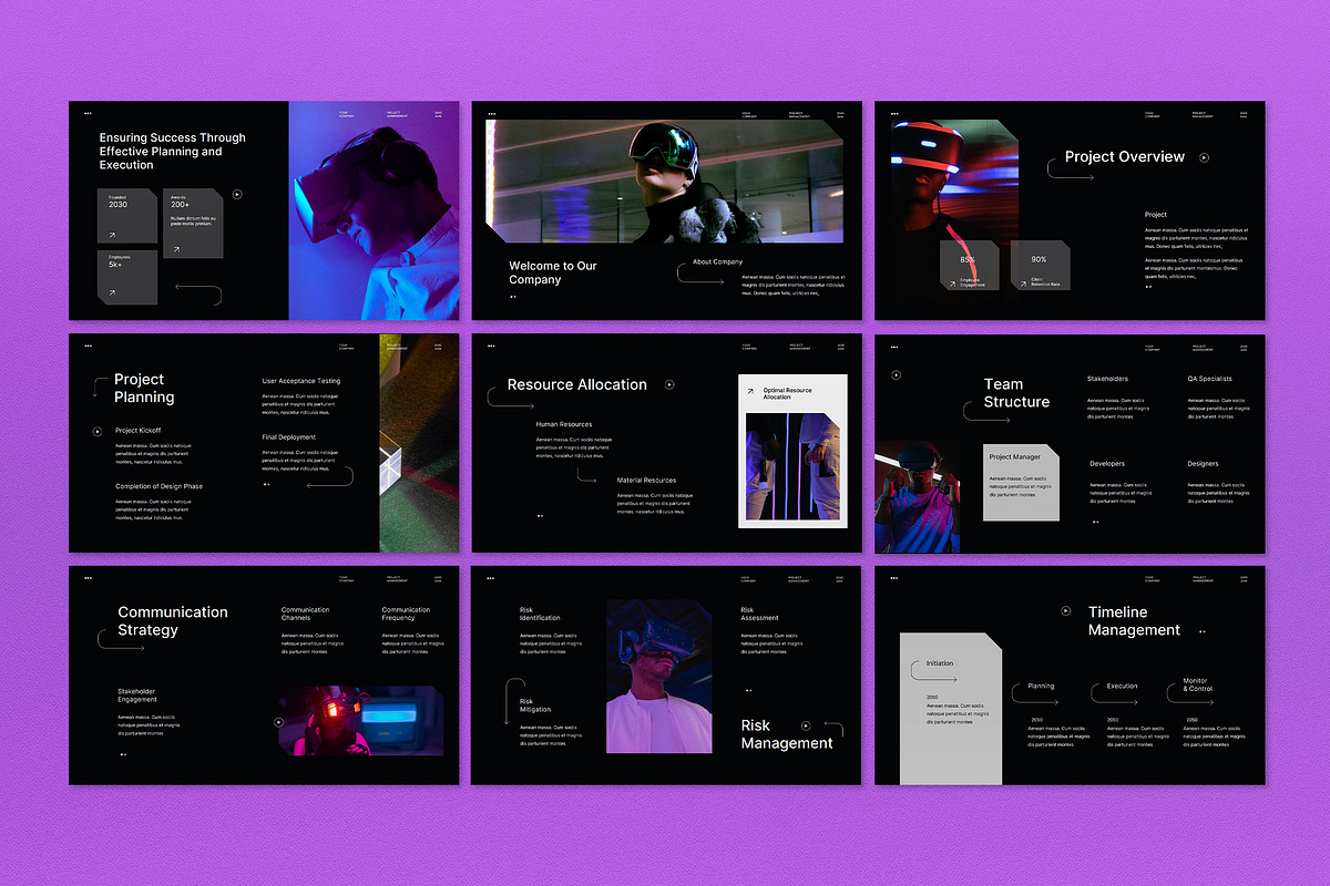 Project Management Presentation, a Presentation Template by graphicook ...