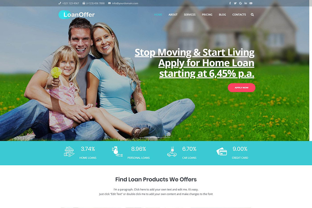 Equanto - Corporate & Business Theme, a WordPress Template by Cherry Wordpress Theme | Creative ...